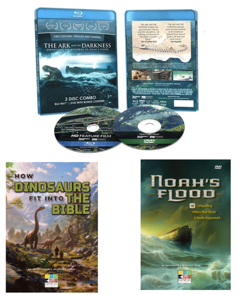 BUNDLE 1: ARK AND THE DARKNESS DVD & BLU-RAY COMBO PACK, NOAH’S FLOOD ...